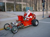 Hot Rod Santa and How He Built His T-Bucket Sleigh